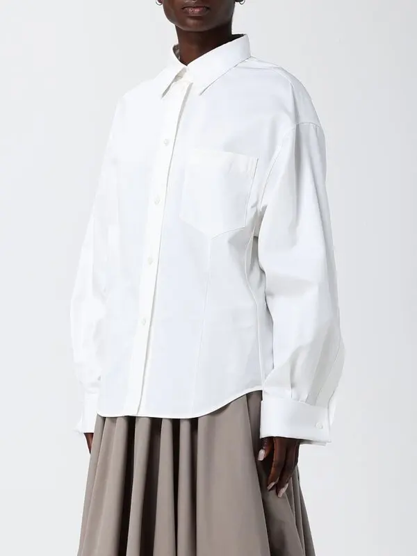 Balenciaga Cotton And Silk Poplin Shirt