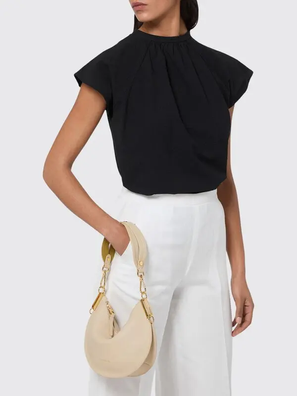 COCCINELLE Sunup Grained Leather Bag - Beige
