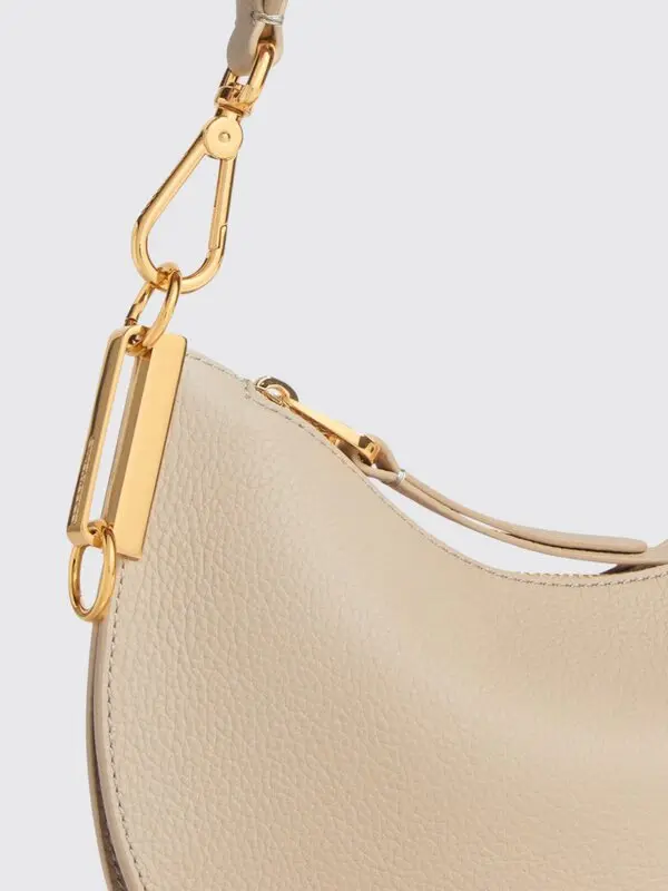 COCCINELLE Sunup Grained Leather Bag - Beige