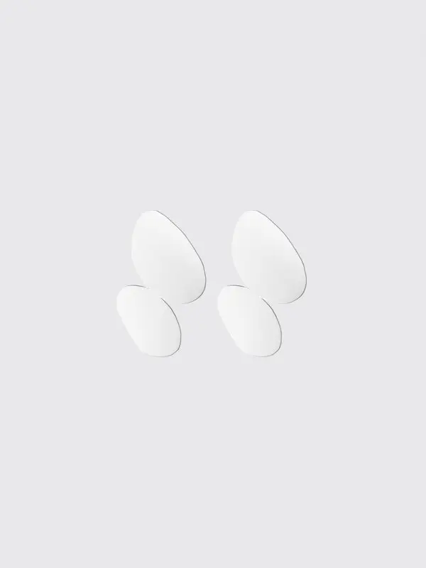 Federica Tosi Brass Pendant Earrings - Silver