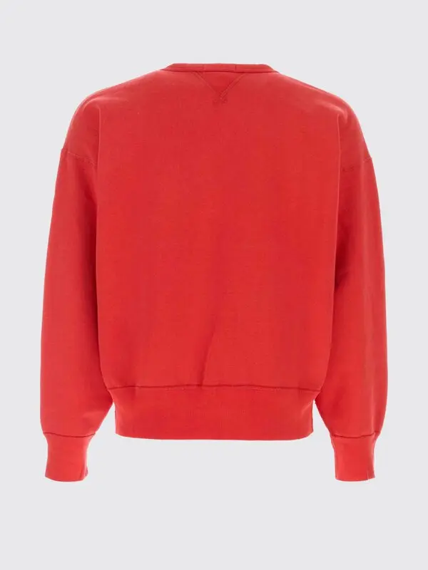 Polo Ralph Lauren Cotton Crewneck Sweatshirt With Logo - Red