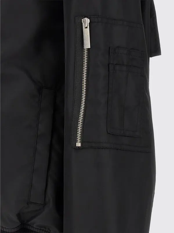 44 LABEL GROUP Nylon Bomber Jacket With Back Logo And Bomber Collar