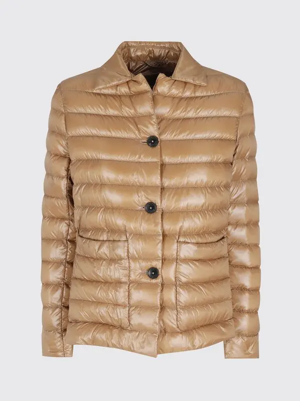 Herno Water-repellent Quilted Ultralight Nylon Down Blazer - Camel