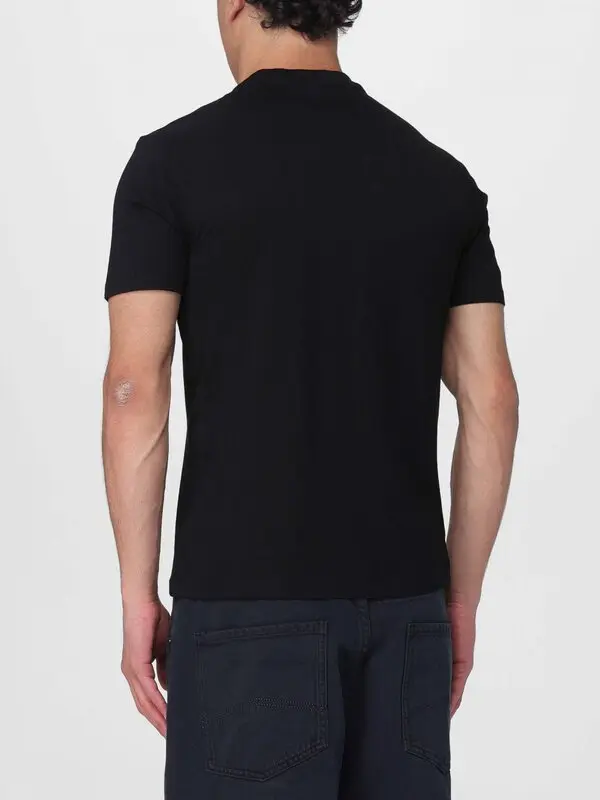 Armani Exchange Cotton T-shirt With Logo - Black