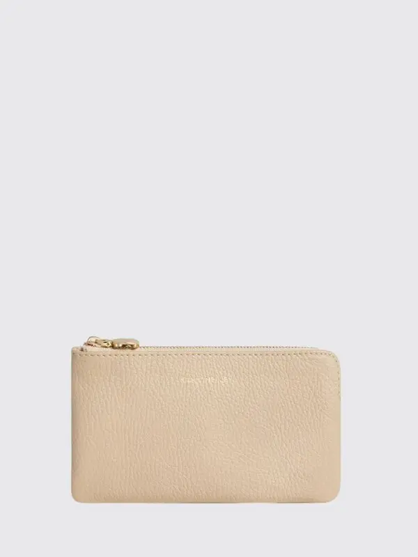 COCCINELLE C-me Softy Grained Leather Pouch - Beige