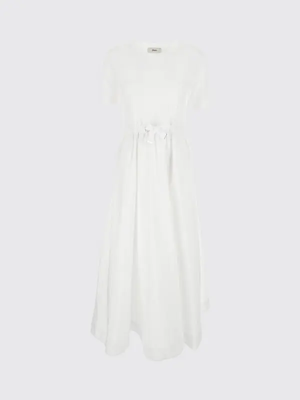 Herno A-line Midi Dress With Drawstring Waist