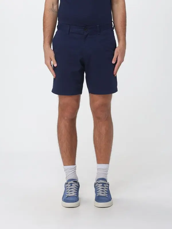 Michael Kors Organic Cotton Blend Chino Shorts - Blue