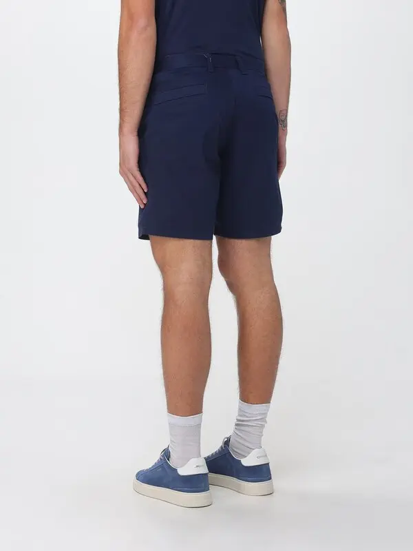Michael Kors Organic Cotton Blend Chino Shorts - Blue