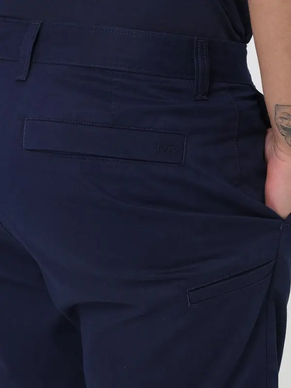 Michael Kors Organic Cotton Blend Chino Shorts - Blue