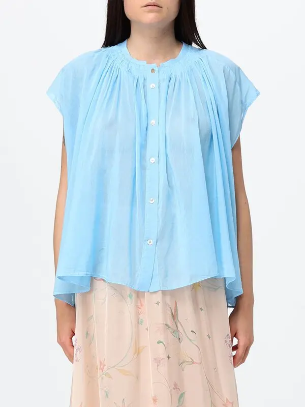 FORTE_FORTE Basic Cotton And Silk Shirt