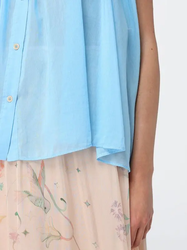 FORTE_FORTE Basic Cotton And Silk Shirt