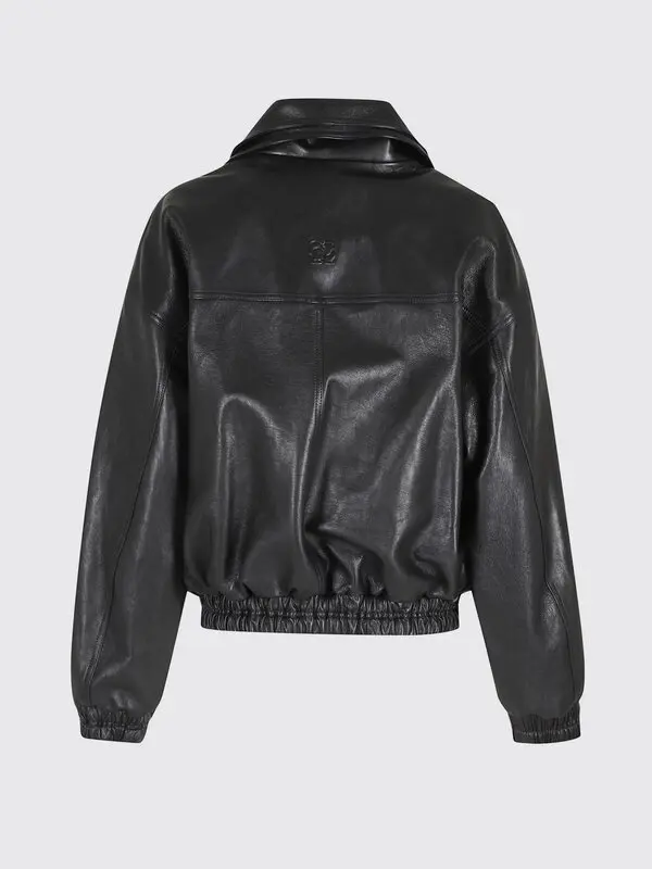 Magda Butrym Leather Bomber Jacket