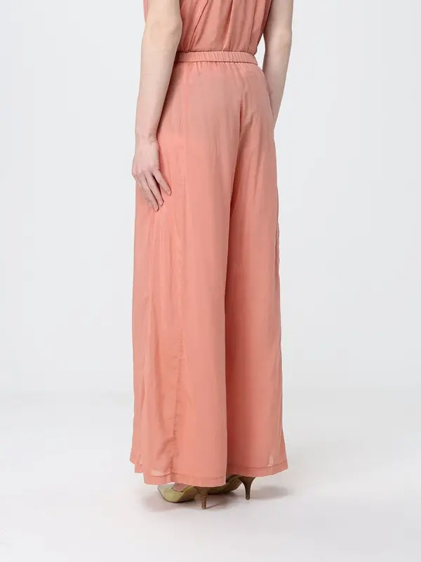 FORTE_FORTE Linen Wide-leg Trousers - Pink