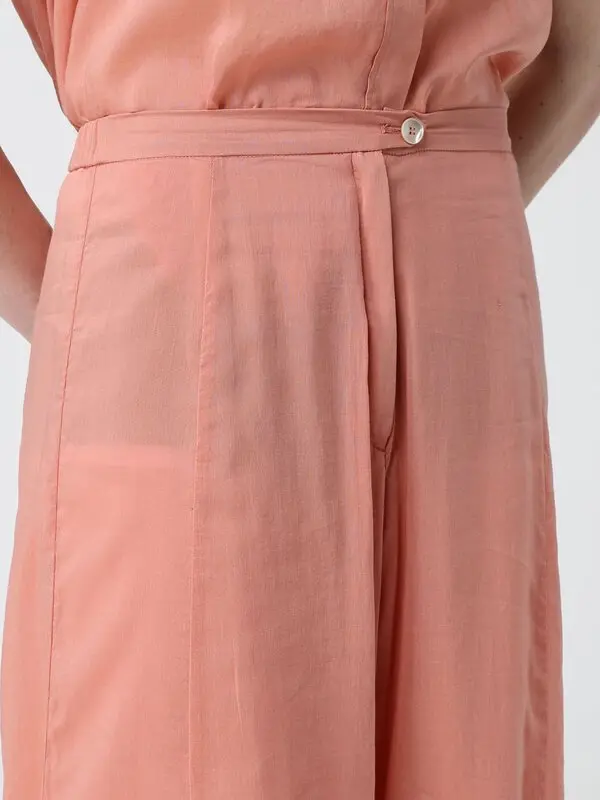 FORTE_FORTE Linen Wide-leg Trousers - Pink