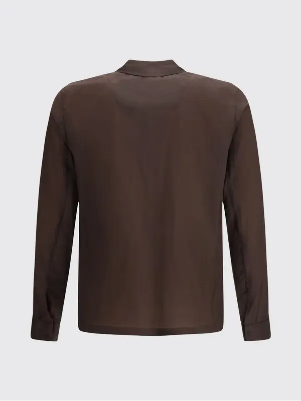 Herno Recycled Ripstop Nylon Shirt Jacket With French Collar