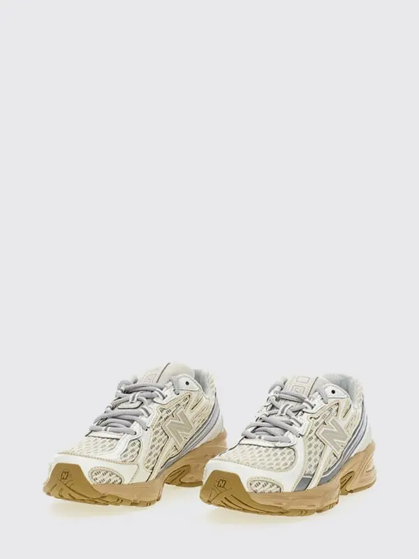 NEW BALANCE 740 Knit Mesh And Laminated Rubber Sneakers - White