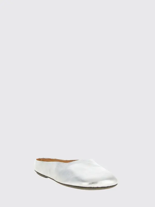 Marsèll Laminated Calfskin Mules With Low Heel