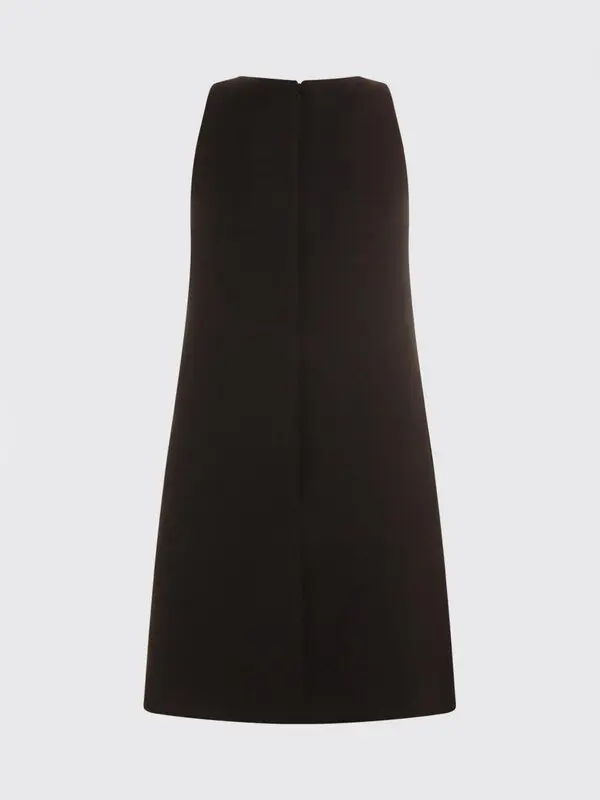 Valentino Garavani Wool And Silk Mini Dress With Rhinestones