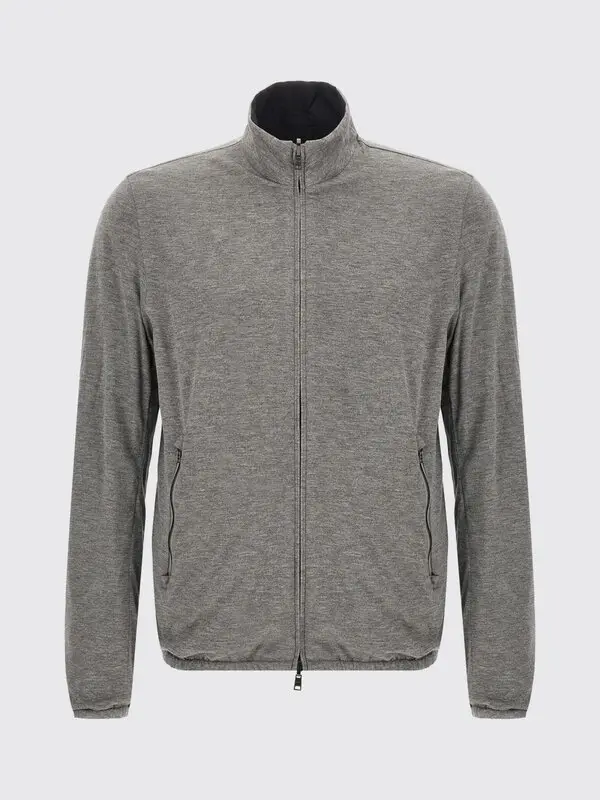 Herno High Neck Zip-up Nylon Bomber Jacket