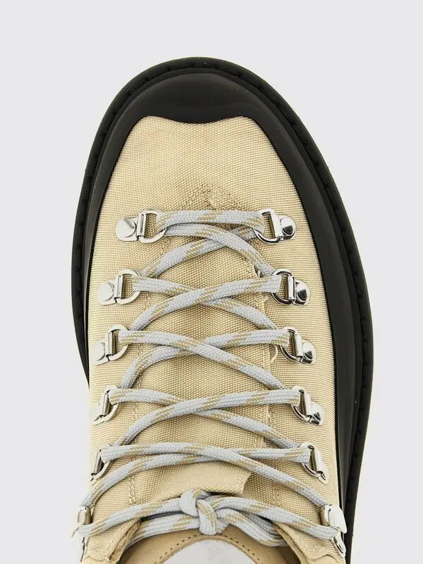 Diemme Roccia Suede And Canvas Hiking Boots With Lug Sole