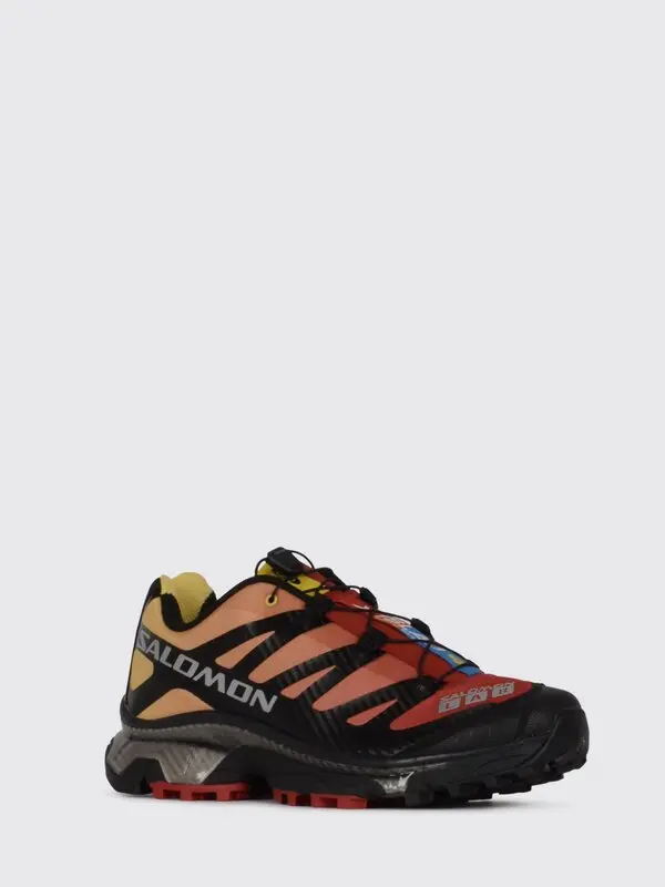SALOMON Xt-4 Og Two-tone Mesh Sneakers With Notched Sole And Drawstring Closure