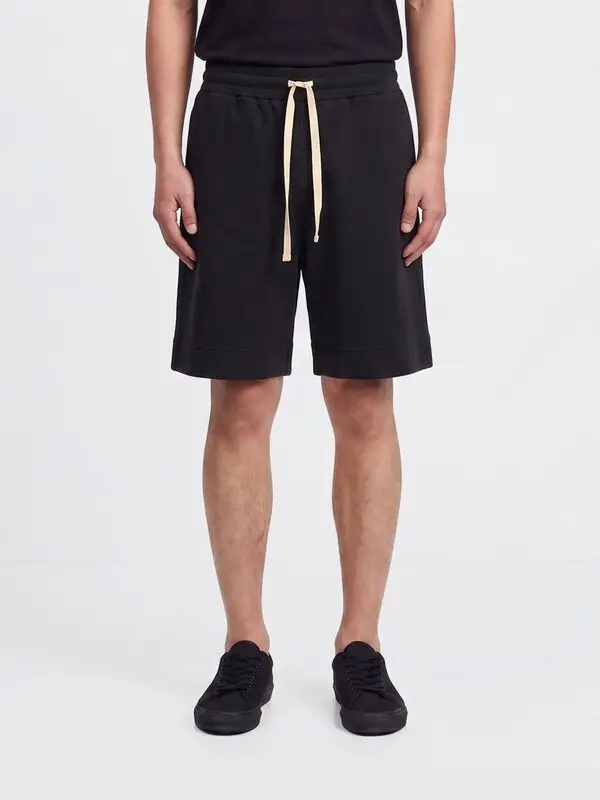 JIL SANDER Cotton Jogging Shorts With An Elasticated Drawstring Waist