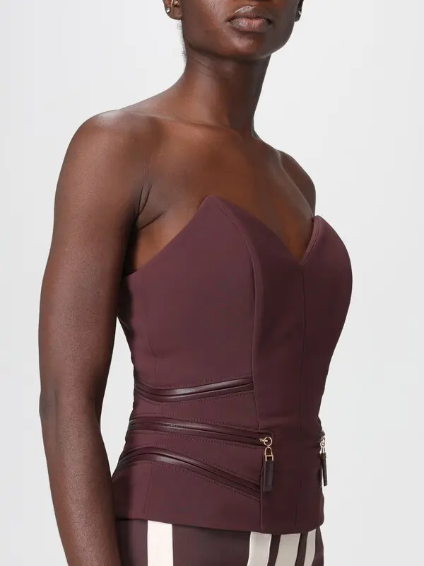 Elisabetta Franchi Top Colour - Wine