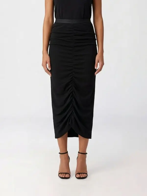 Valentino Garavani Draped Viscose Pencil Skirt