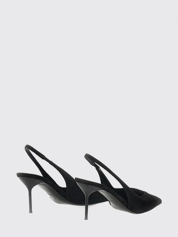 Paris Texas Suede Mid-heel Slingback Pumps