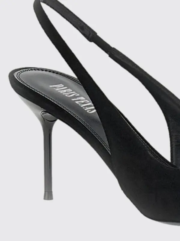 Paris Texas Suede Mid-heel Slingback Pumps