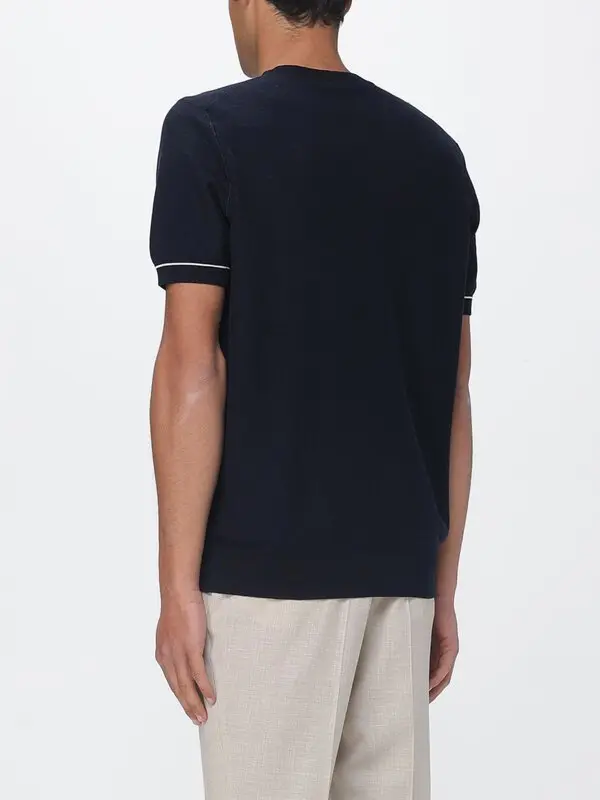 BOSS Cotton Crew Neck Sweater - Blue