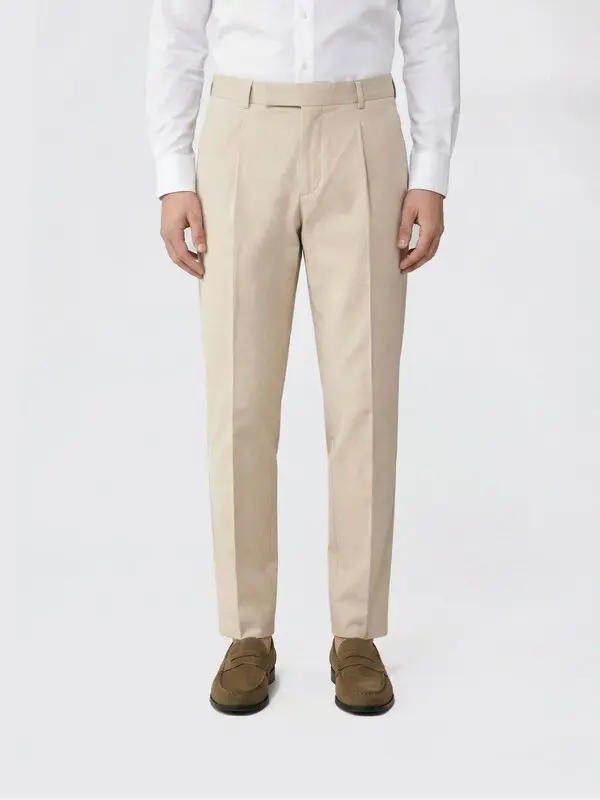 PT TORINO Tailored Trousers - Cream