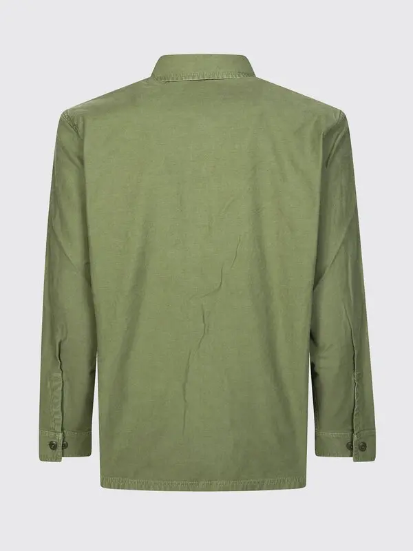 Filson Long-sleeved Casual Cotton Shirt With Flap Pockets