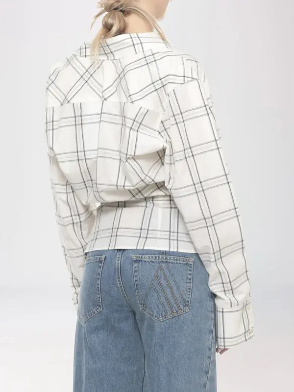 Attico Cotton Check Shirt