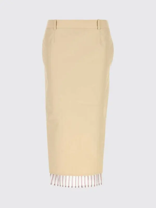 Attico Cotton Pencil Skirt