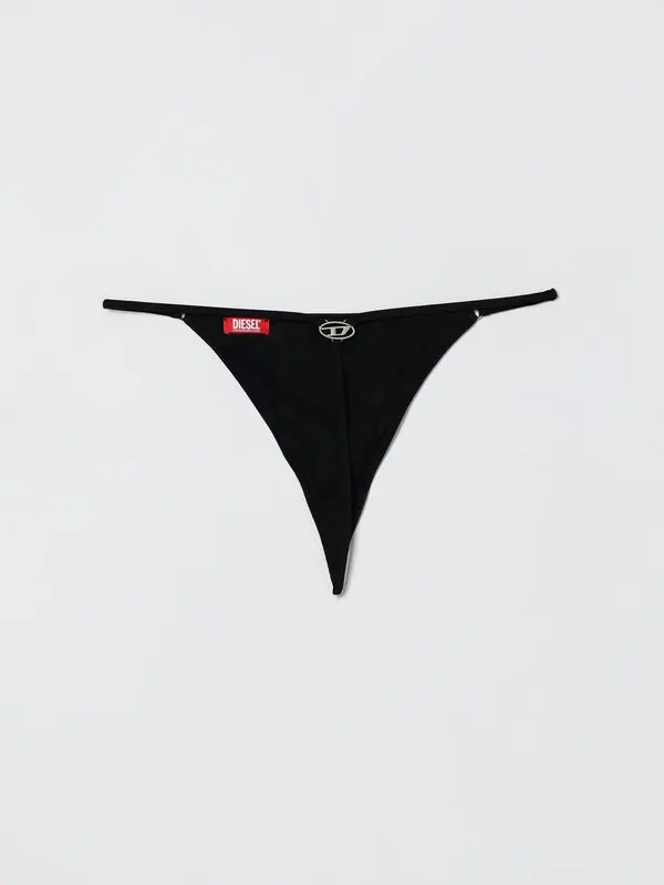 DIESEL® Thong With Oval D Detail