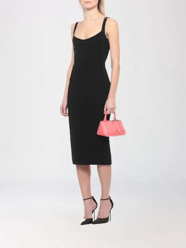 Attico Viscose And Polyester Sheath Dress