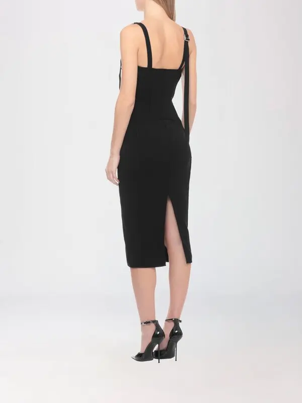 Attico Viscose And Polyester Sheath Dress