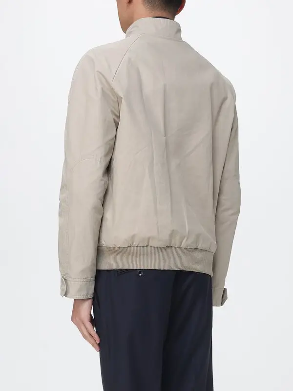 FAY Windproof And Water-repellent Technical Nylon Bomber Jacket With High Collar