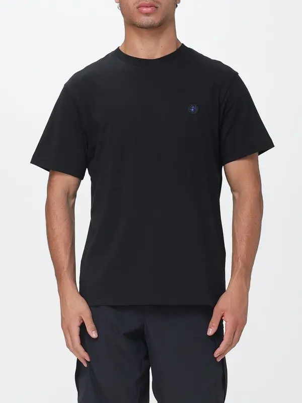 SAVE THE DUCK Basic Short-sleeved Pure Cotton Crewneck T-shirt By - Black
