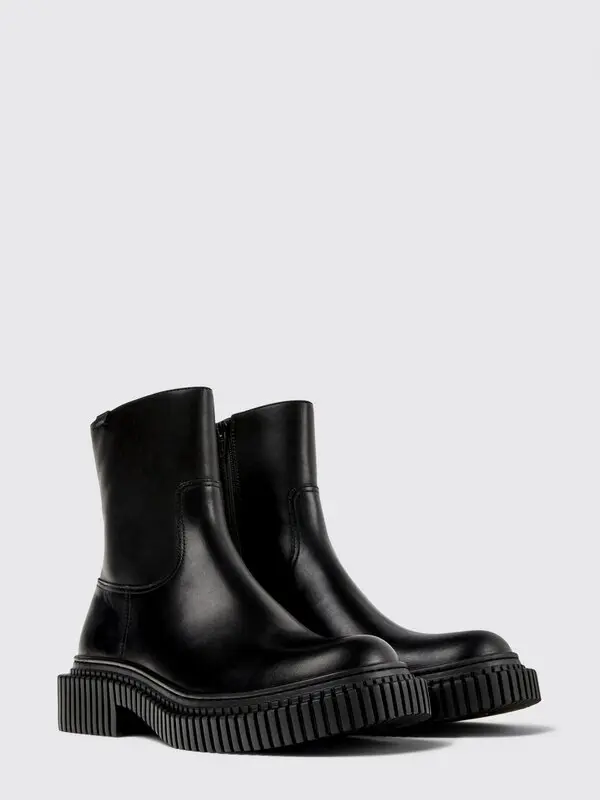 Camper Leather Ankle Boots