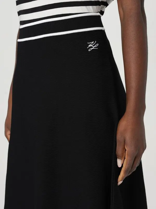 Karl Lagerfeld Knitted Maxi Skirt