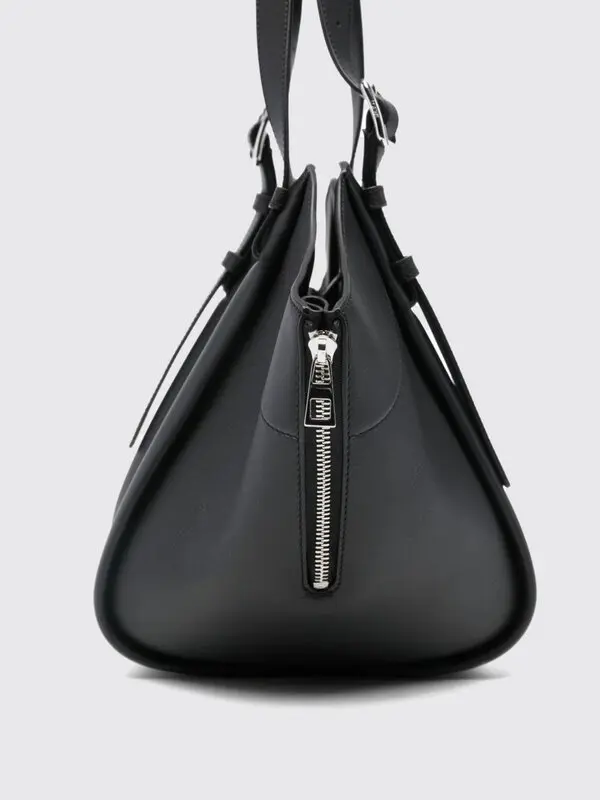 Loewe Hammock Flip Leather Bag - Black