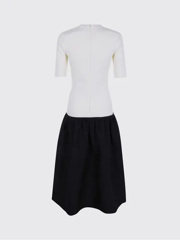 TOTEME Knit Top And Gathered Skirt Dress
