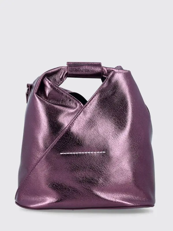 MAISON MARGIELA Japanese Mini Handbag With White Stitch Logo
