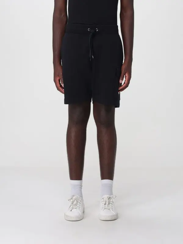 Moschino Cotton Sport Shorts With Elasticated Waistband And Drawstring