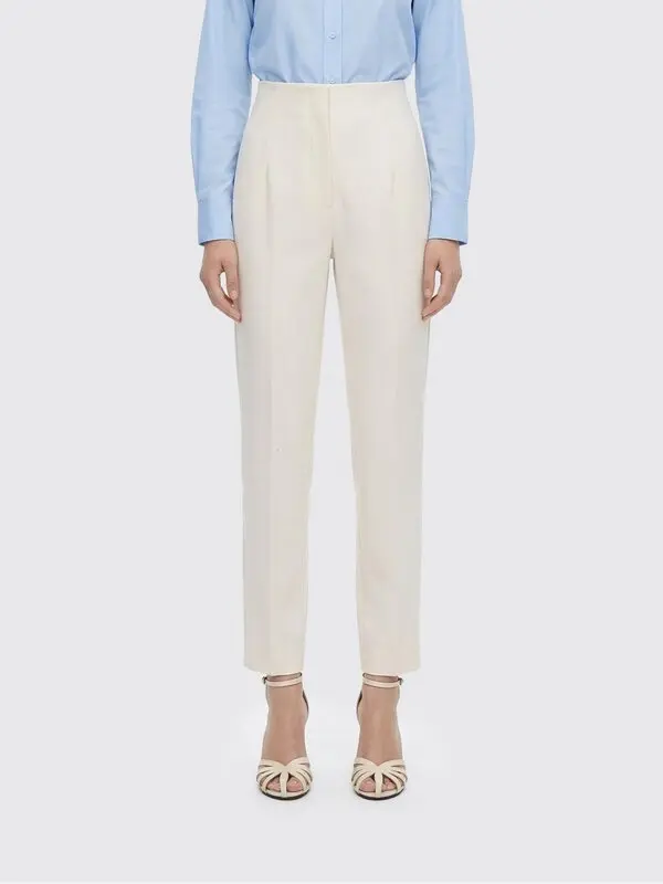 Alberta Ferretti Cady Cropped Trousers