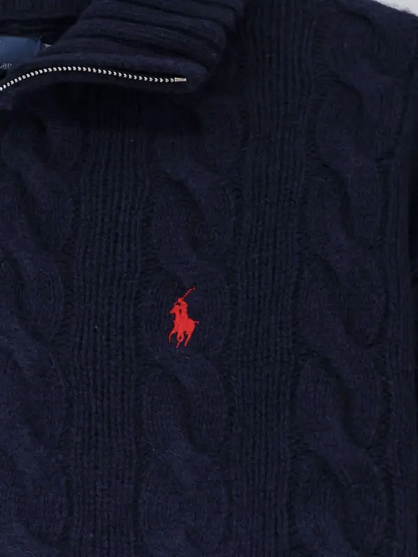 Polo Ralph Lauren Cable Knit Quarter Zip Jumper