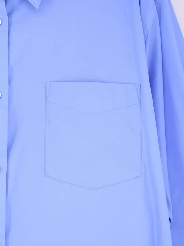 Aspesi Cotton Basic Shirt - Gnawed Blue