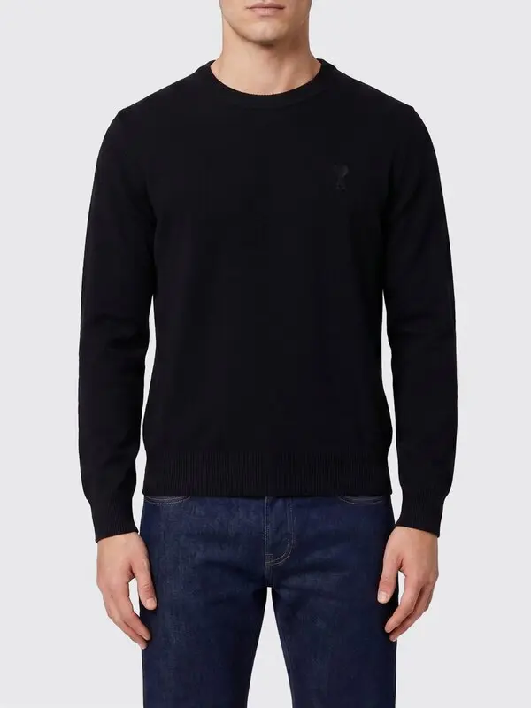 AMI Paris Wool Crew Neck Sweater